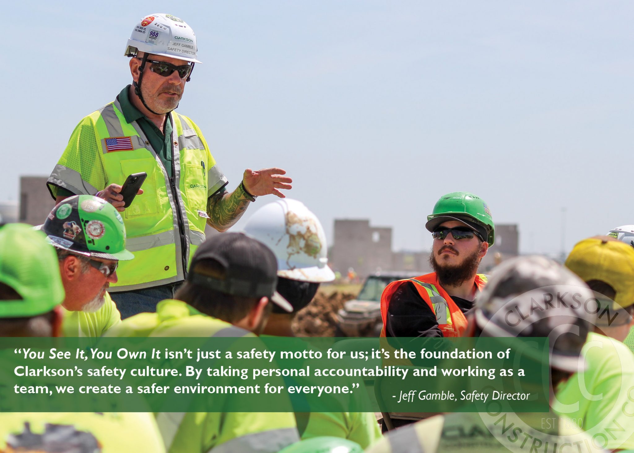 Clarkson Safety Month Spotlight: Jeff Gamble – Clarkson Construction